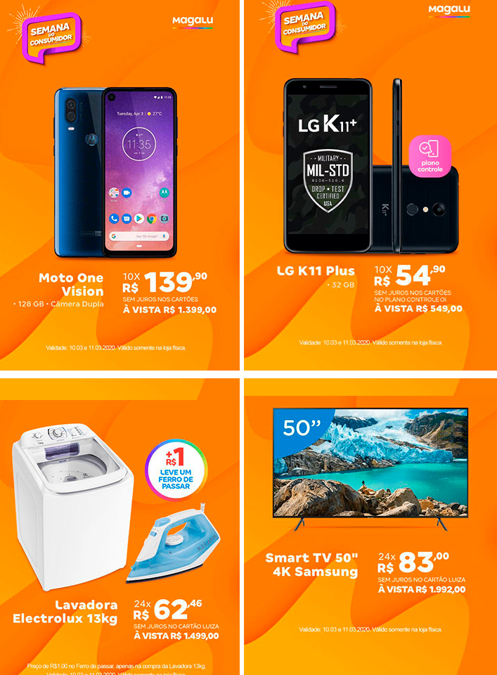 Publicidade: Confira algumas das ofertas da semana no magazine Luiza em ... Publicidade: Confira algumas das ofertas da semana no magazine Luiza em ...
