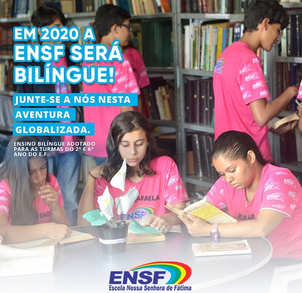 ENSF adota ensino bilíngue em 2020 - Destaque Bahia